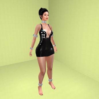 Second Life Marketplace - [ANNA] Steel cuffs and collar complete set